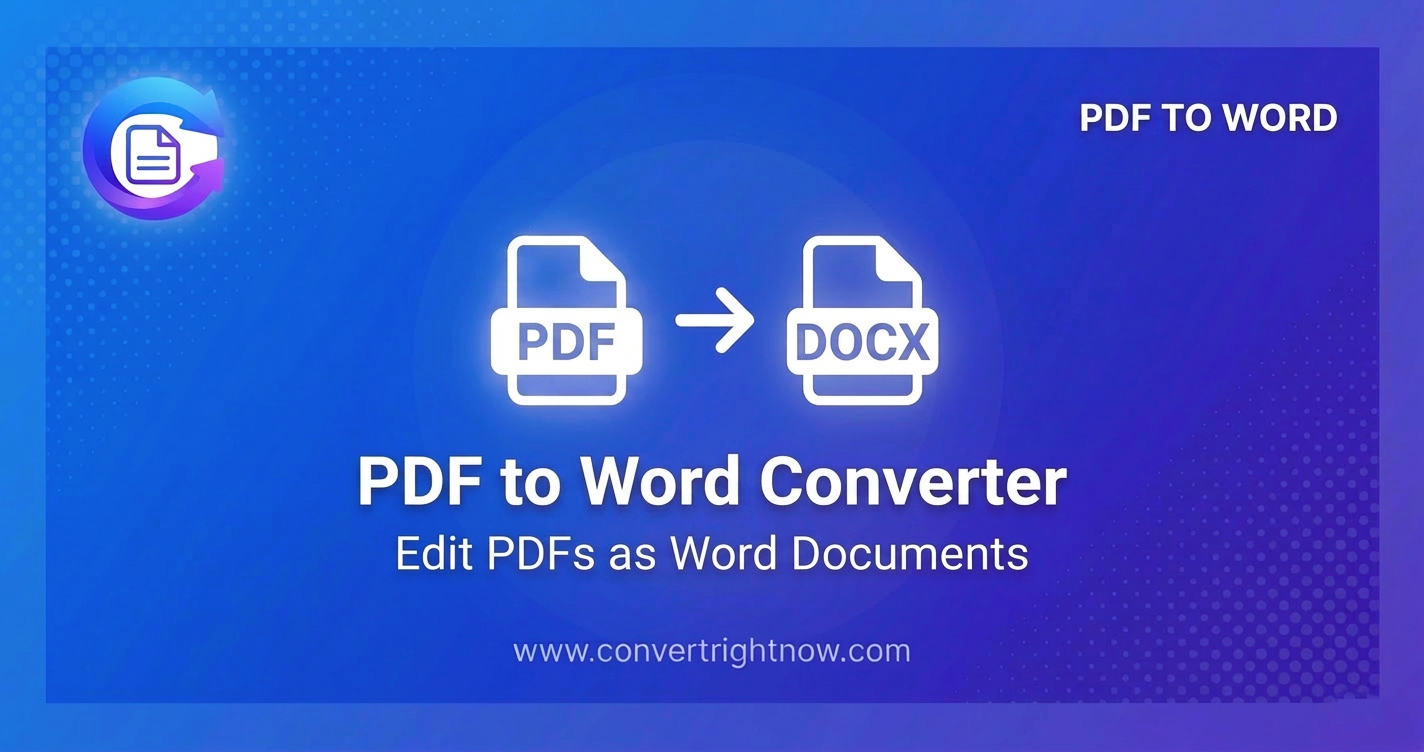 PDF to Word Converter Online – Editable DOCX Free